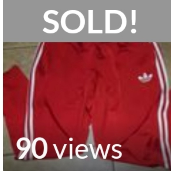 adidas | Pants | Soldadidas Red Track Pants | Poshmark